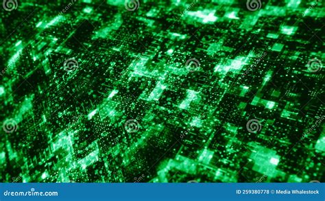 Abstract Digital Data Background Motion Colorful Digital Space