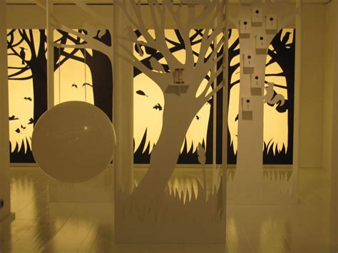 WHITE FOREST Set Design Stage Design Set Design Nocturne Theater Forest Backdrops