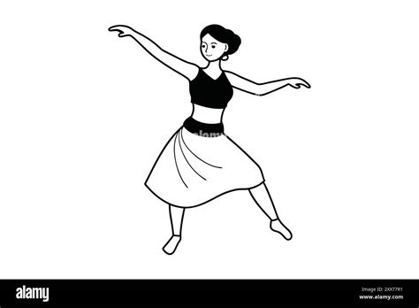 Dance Pose Style Vector Stock Vector Image And Art Alamy