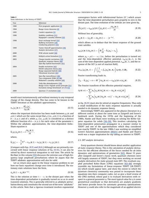 Pdf Time Dependent Density Functional Theory For Molecules And