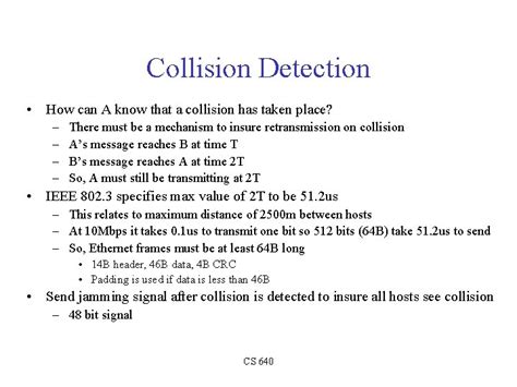 Ethernet Outline Multiple Access And Ethernet Intro Ethernet