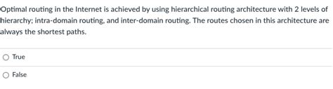 solved optimal routing in the internet is achieved by using