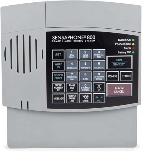 Sensaphone 800 Monitoring System Surveillance Remote Home Monitoring Systems