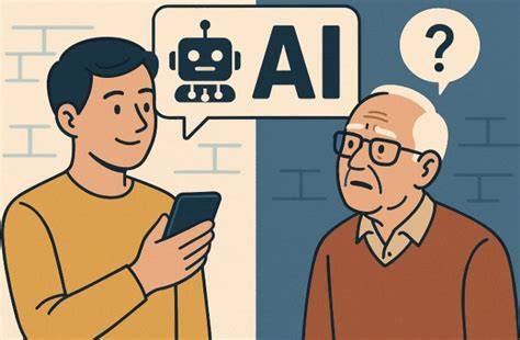 Ai를 이해하지 못하는 세대 간의 차이 기술 간극 디지털 불안 공존의 교육