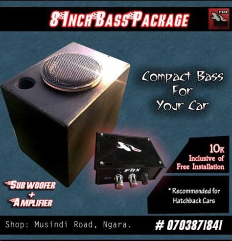 10k Compact Bass Setup Fox Hifi Systems