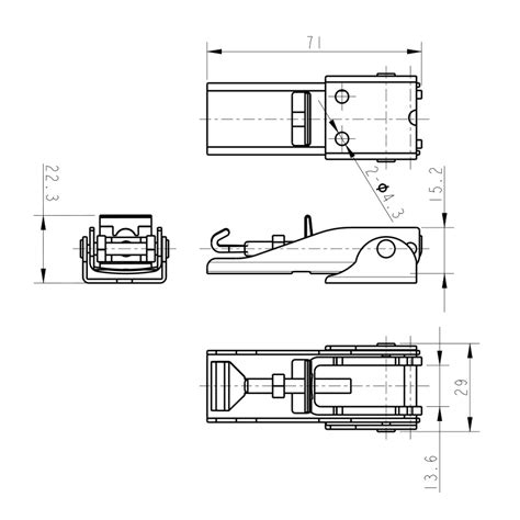 Toggle Latch Catch Plate And Security Toggle Latch Catch Plate And Security