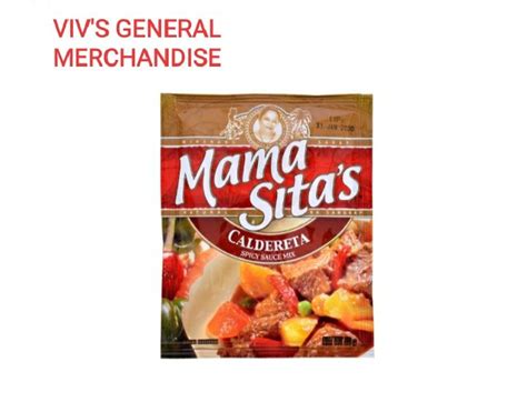 Mama Sitas Caldereta Spicy Sauce Mix 50g Lazada Ph