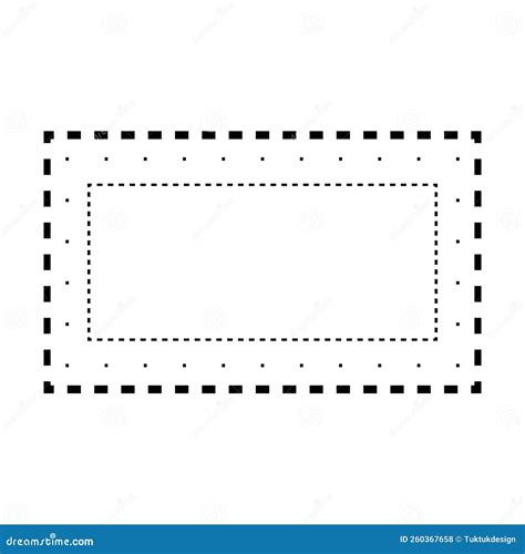 Tracing Rectangle Shape Lines Element For Preschool Kindergarten And
