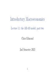 Understanding Macroeconomic Shocks AD AS Model Explained Introductory Macroeconomics Lecture