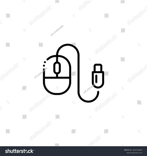 Computer Input Device Cursor Icon Stock Vector Royalty Free