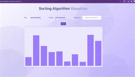GitHub - gsvidal/sorting-algorithms-visualizer: Sorting and searching algorithms vs built-in JS ...