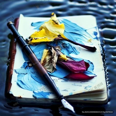 Ai创作图颜料毛笔笔墨纸砚 毛笔娇艳欲滴 书写人生 笔墨纸砚砚台研墨 笔墨书 水墨书籍书卷毛笔图片 笔墨纸砚文化 刀与笔期刊 笔墨纸研 卷轴书籍水墨蓝色 毛笔寸步不离 毛笔动人心弦 钢笔和墨水