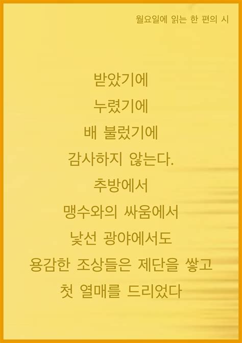 말씀으로 일상을 향유하다redlongstone