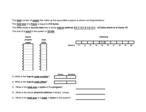 solved the total number of pages that make up the executable