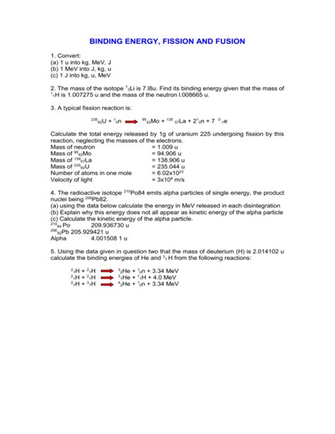 Binding Energy Babephysics