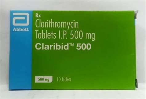 Clarithromycin Tablet Claribid 500 Mg At ₹ 405strip In Nagpur Id
