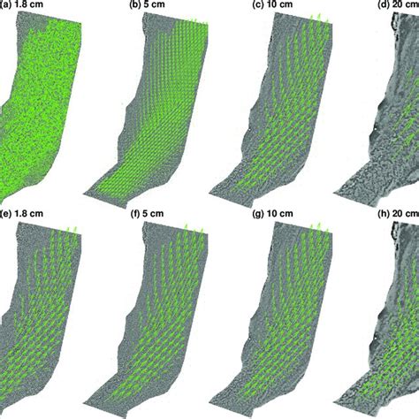Comparison Of Piv Derived Velocity Vectors Derived From A Raw Images