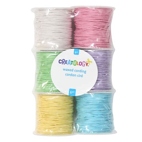 1mm Pastel Waxed Cording Pack By Creatology™ Michaels