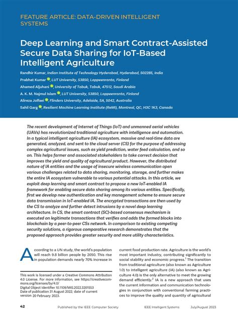Agri Iot Review Ieee Mag 2023 Pdf Internet Of Things Computer Network