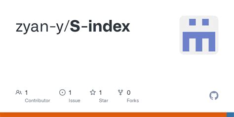 Github Zyan Ys Index