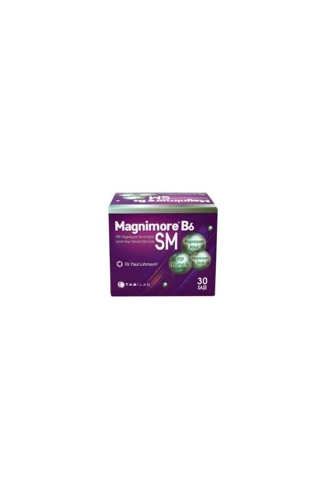 Magnimore B6 Sm Takviye Edici Gıda 30 Şase - PttAVM.com - 2024