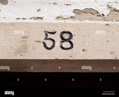 Number 58 Hi Res Stock Photography And Images Alamy
