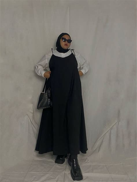 Pin Oleh Aysha Wael Di Fashion Outfits Jilbab Ootd Model Pakaian