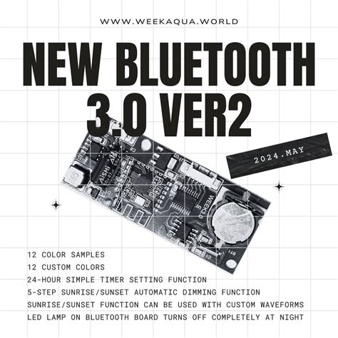 Week Aqua Bluetooth Module Replacement Kit Week Aqua International