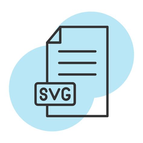 Svg File Format Generic Color Lineal Color Icon