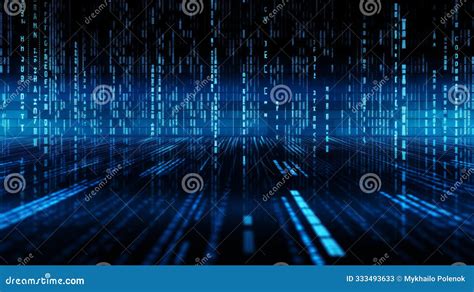 Scientific Technology Data Binary Code Network Conveying Connectivity