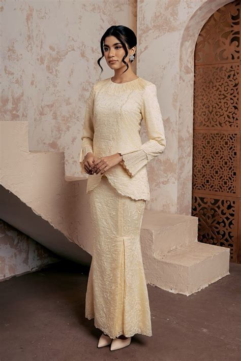 Kirana Modern Kurung Dusty Yellow Clasa Rtw