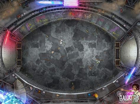 10 Cyberpunk Battle Maps Dnd Battle Map Arena