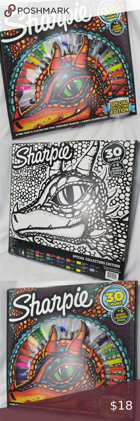 Nib Sharpie 30 Count Permanent Markers Sharpie Permanent Marker