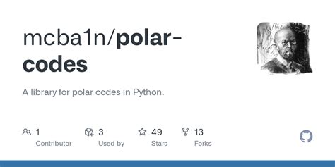 github mcba1n polar codes a library for polar codes in python