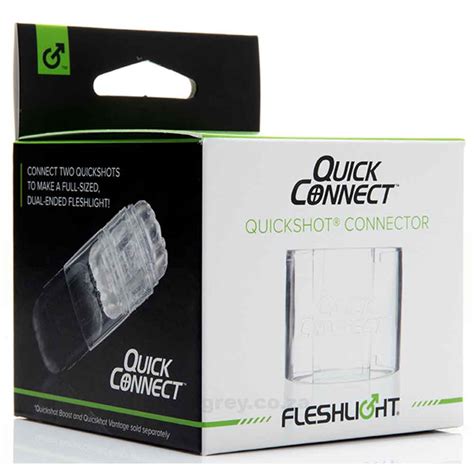 Quickshot Quick Connect Fleshlight Sex Shop Olivia Grey
