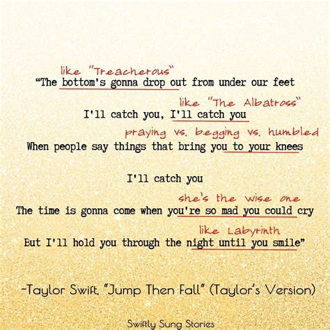 from heartbreak to happiness full jump then fall meaning swiftly