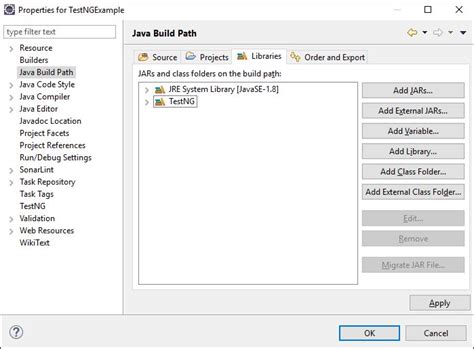how to create testng project