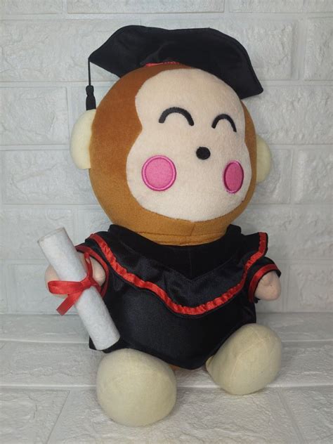 Sanrio Rare Character Osaru No Monkichi Monkey Graduate Plushstufftoy