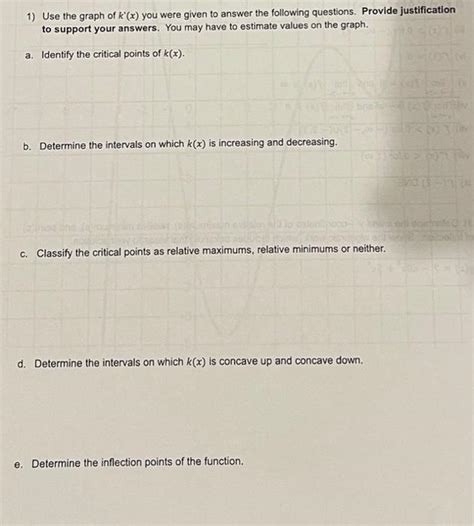 Solved Graph For Problem Use The Graph Of K X You Chegg