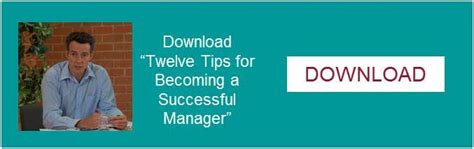 Twelve Tips For Becoming A Successful Manager How To Become
