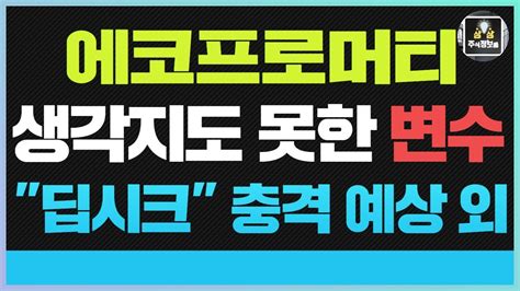 🔴에코프로머티🔴에코프로머티 주가전망 에코프로그룹 대응전략 생각지도 못한 변수가 오늘 하락을 부추겼다 이차전지 이대로 괜찮을까
