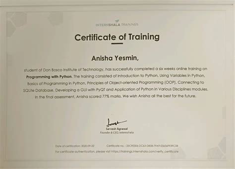 Anisha Yesmin On Linkedin This Training Was On Programing With Python