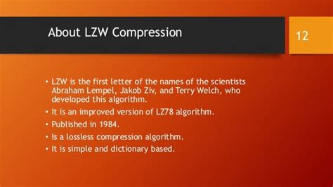 Data Compression And Classification