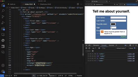 reacciona a cambios en elementos de entrada con javascript