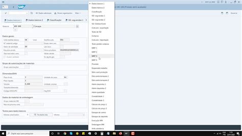 1 Módulo Mm Exibir Material Mm03 Sap Shopping Screenshot Shopping Windows