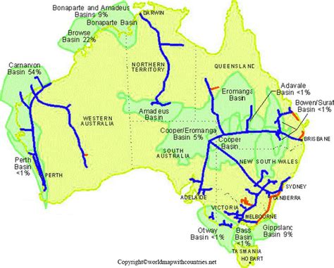 Australian Rivers Map