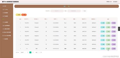 基于的高校学生实习管理系统设计源码开题 Csdn博客