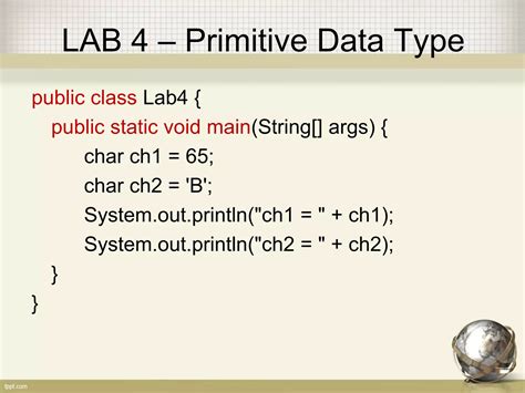 01 Java Language And Oop Part I Lab Pptx Programming Languages