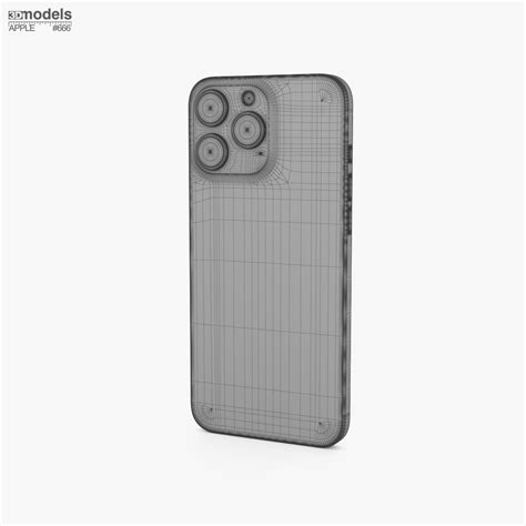 Apple iPhone Pro Max Desert Titanium D 모델 다운로드 전화 on DModels org