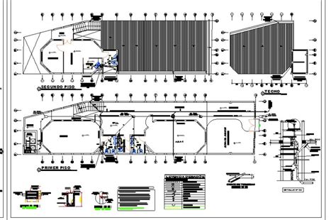 floor plan of building detail 2d view cad structural block layout file